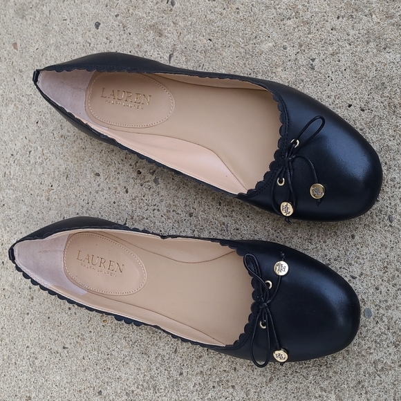 Ralph Lauren | Shoes | Ralph Lauren Scalloped Ballet Flats | Poshmark
